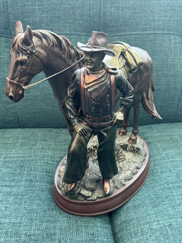 John Wayne Legend Of The West Cold Cast Bronze Sculpture. Bradford ...