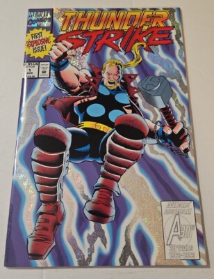 THUNDER STRIKE Comic Book #1 1993 Marvel Comics Foil Cover | eBay