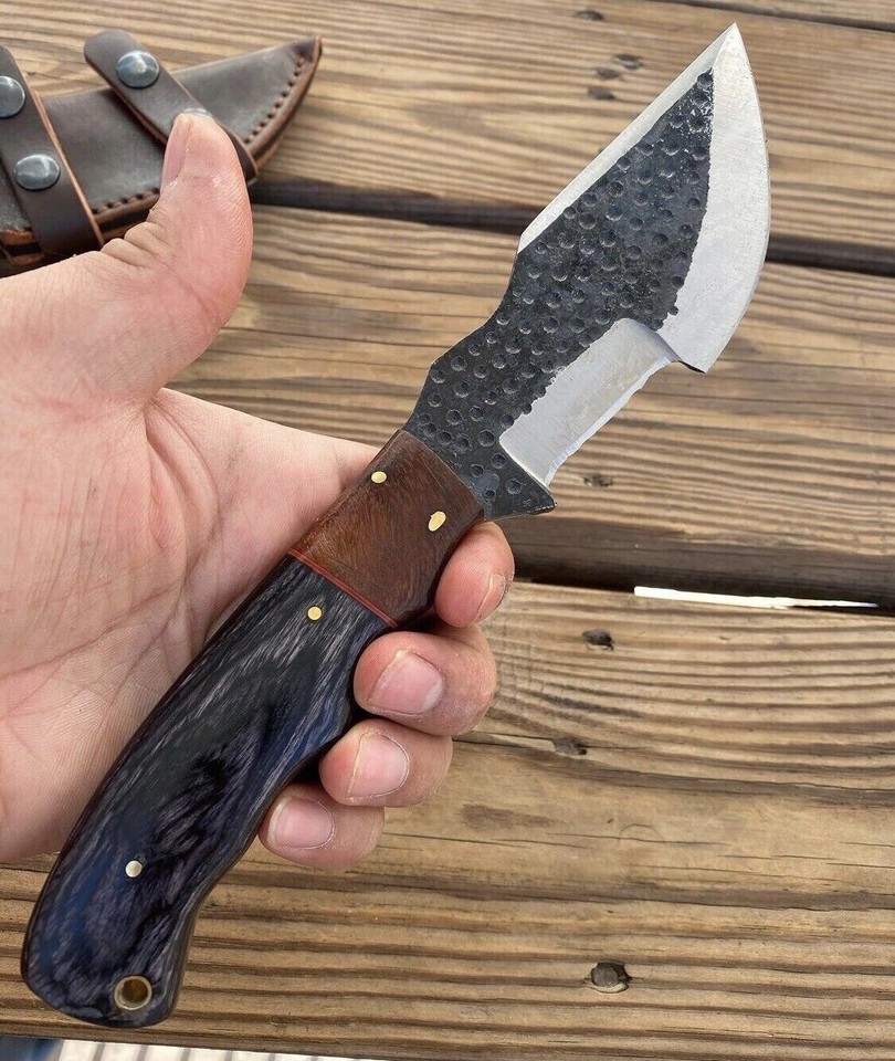 10” handmade D2 STEEL TRACKER Military Tactical Hunting Survival KNIFE ...