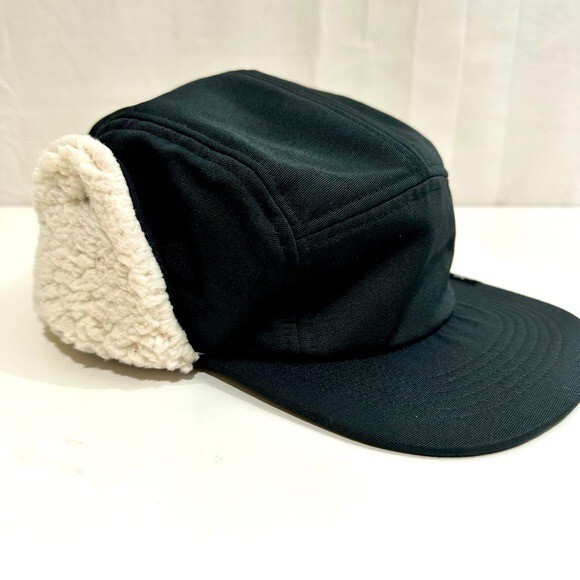 Packers Black Spacecraft Sherpa Fuzz Five-Panel Trapper Cap | eBay