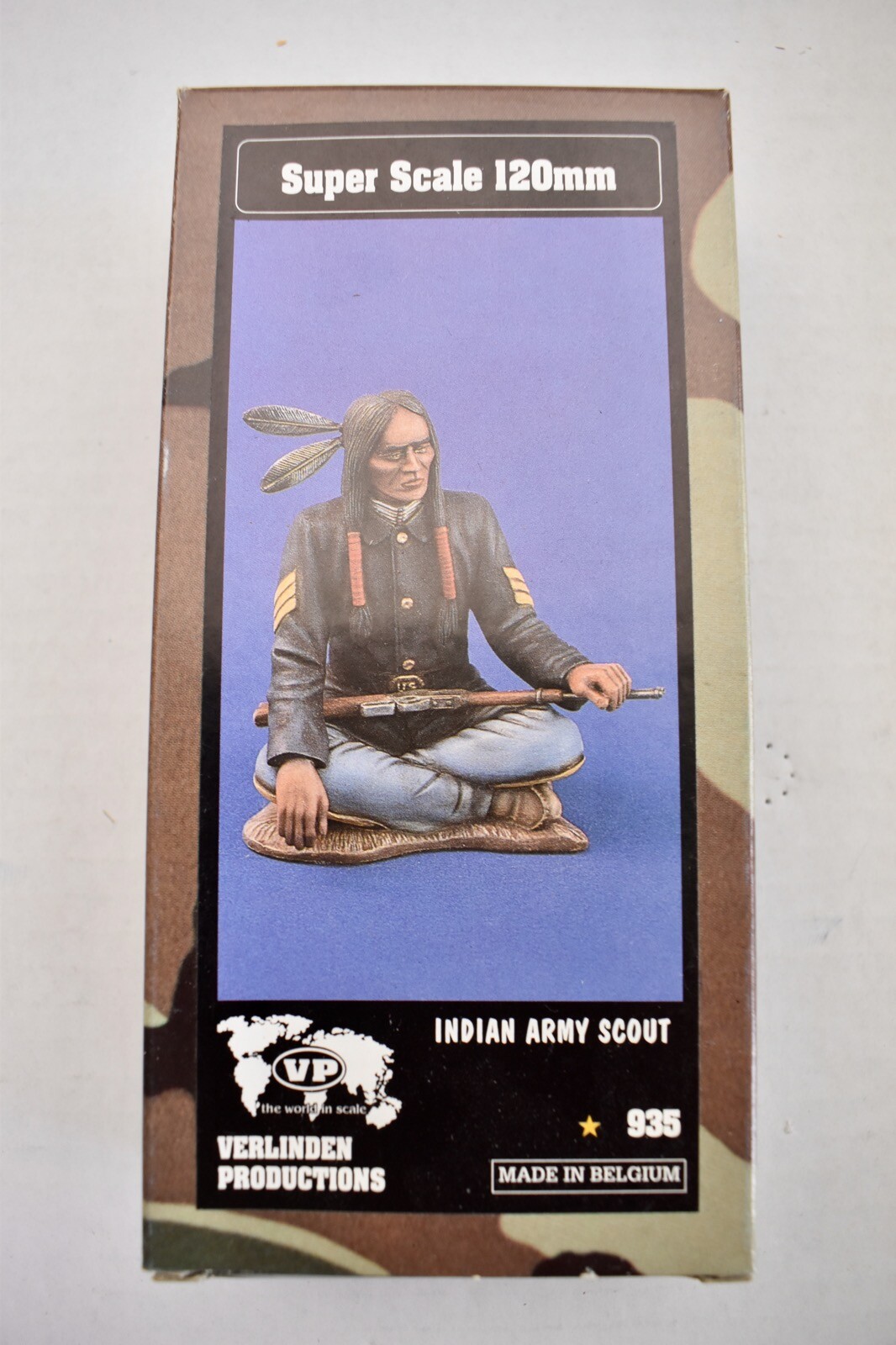 VERLINDEN-120MM RESIN-USA PRODUCTION-AMERICAN WEST - INDIAN ARMY SCOUT ...