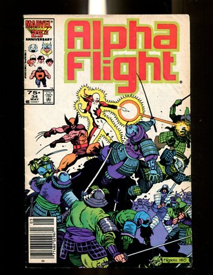 ALPHA FLIGHT 34 (4.0) NEWSSTAND MARVEL (B015) | eBay