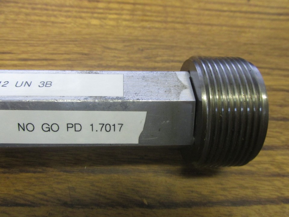 Go & No Go Thread Plug Gage Set 1-3/4"-12 UN-3B | eBay