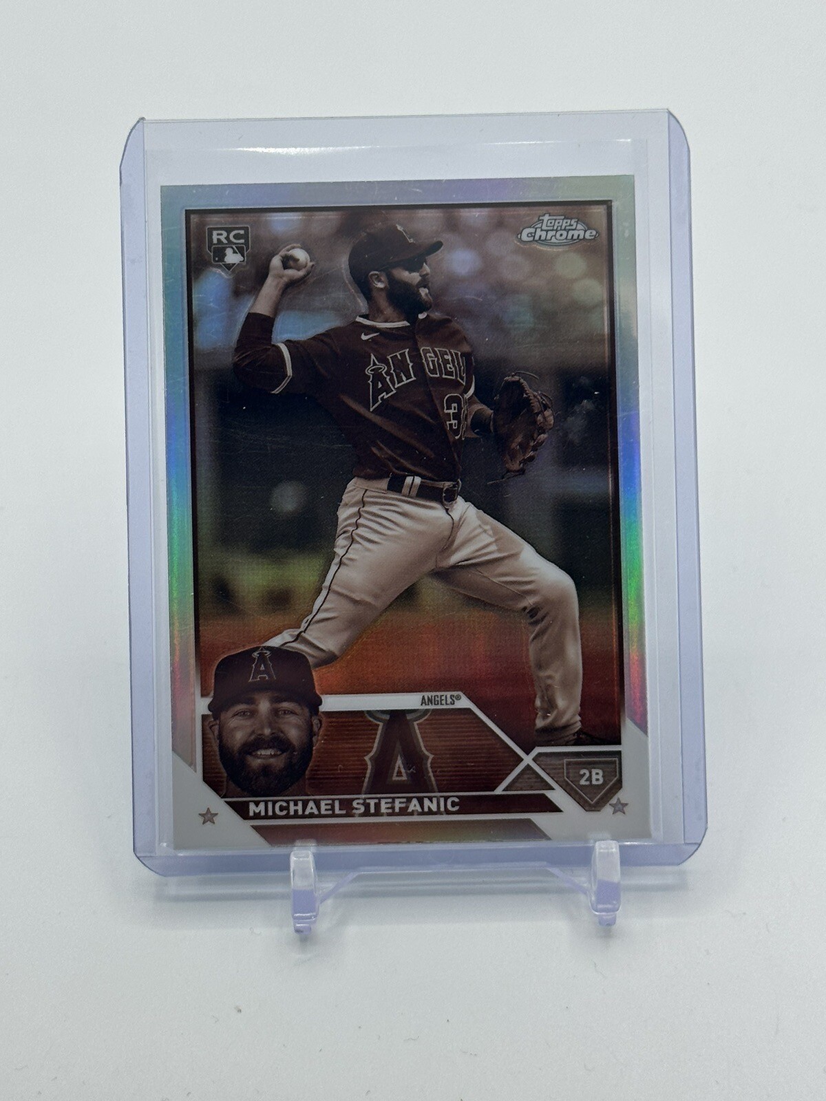 2023 Topps Chrome Baseball #138 MICHAEL STEFANIC RC Sepia Refractor | eBay