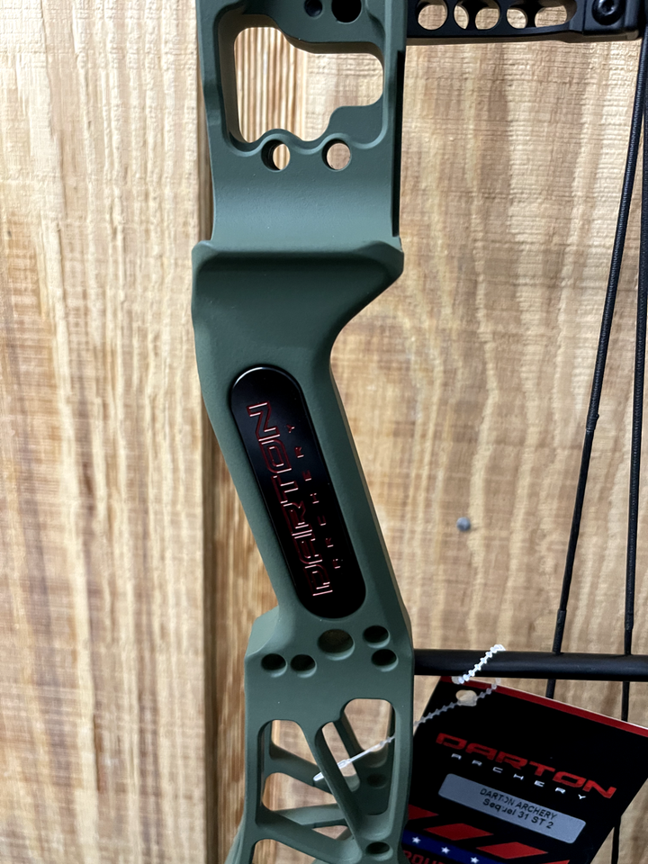 Darton Archery Sequel 31 ST 70lb OD Green Riser Black Limbs RH BRAND ...