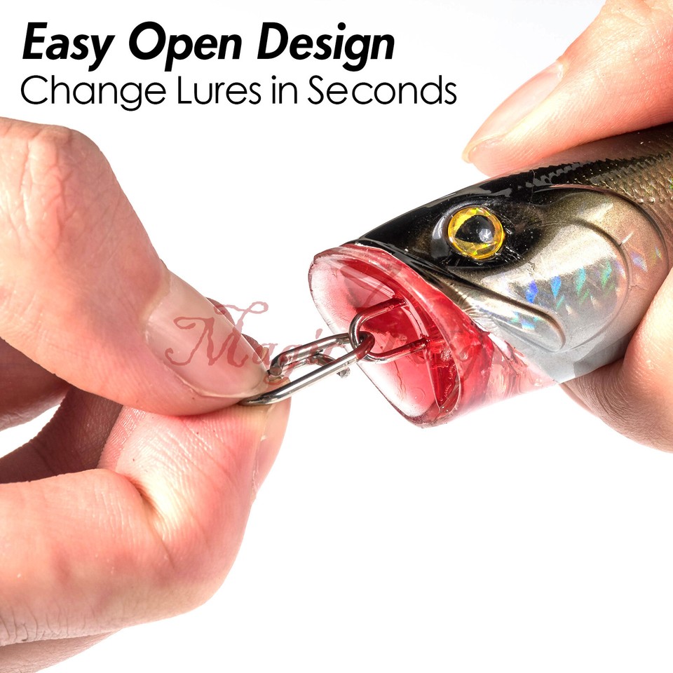 50Pcs Fishing Power Clip Fast Clip Surf Angler Clip 25LB 75LB 125LB ...