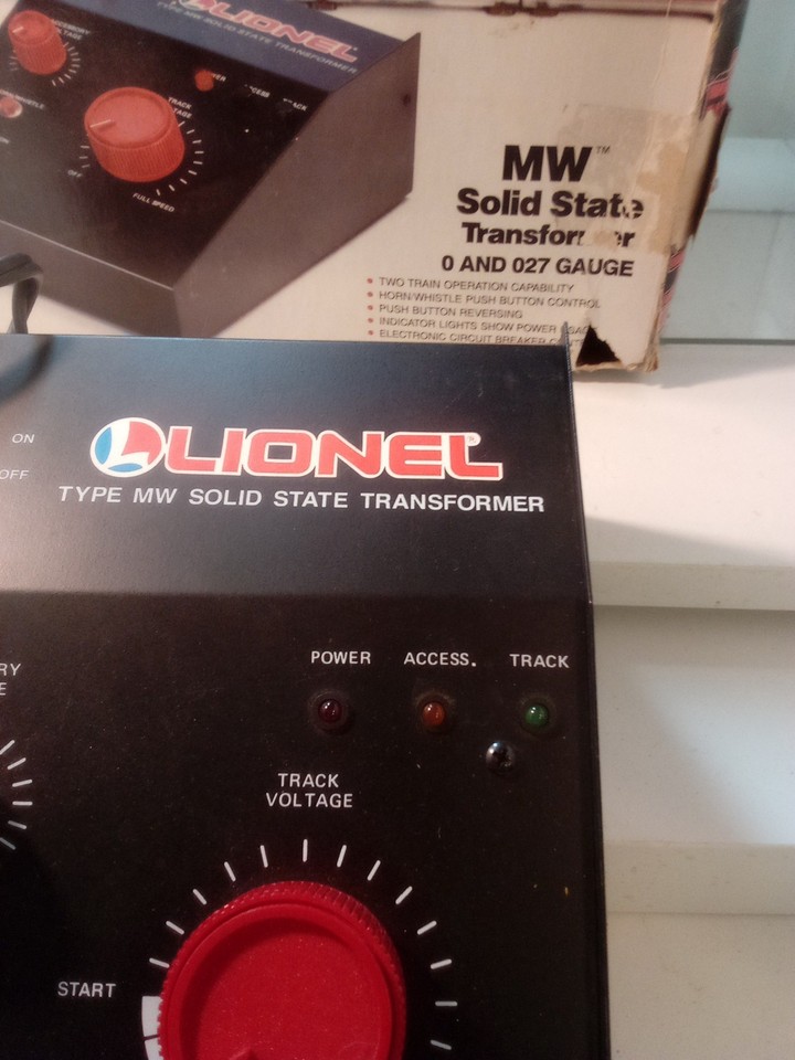 LIONEL TRANSFORMER TYPE MW SOLID STATE FOR O AND O-27 SEE DISCRIPTION USED | eBay