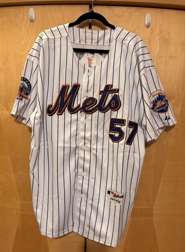 100% Authentic 2008 Majestic New York Mets JOHAN SANTANA home jersey in ...