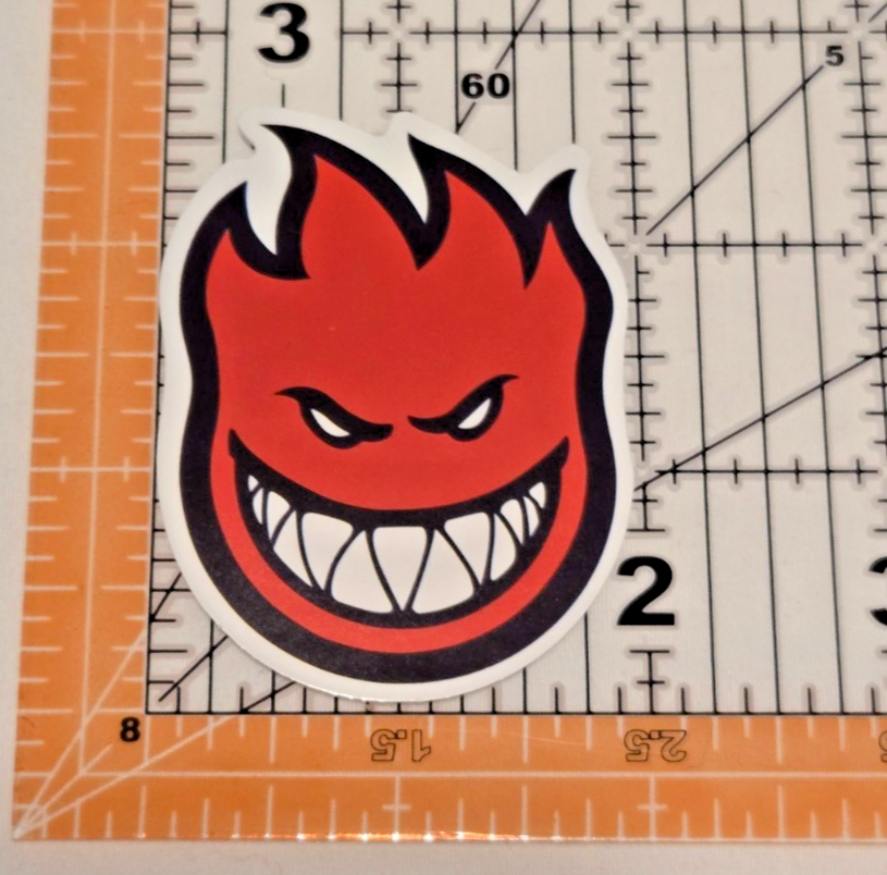 Lot of 8 Spitfire Wheels Fireball Logo Flaming Face Toothy Grin Decal ...