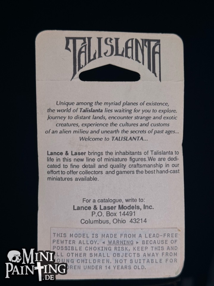 Talislanta Miniature Miniatures Blister Fantasy RPG Lance Laser Bard ...