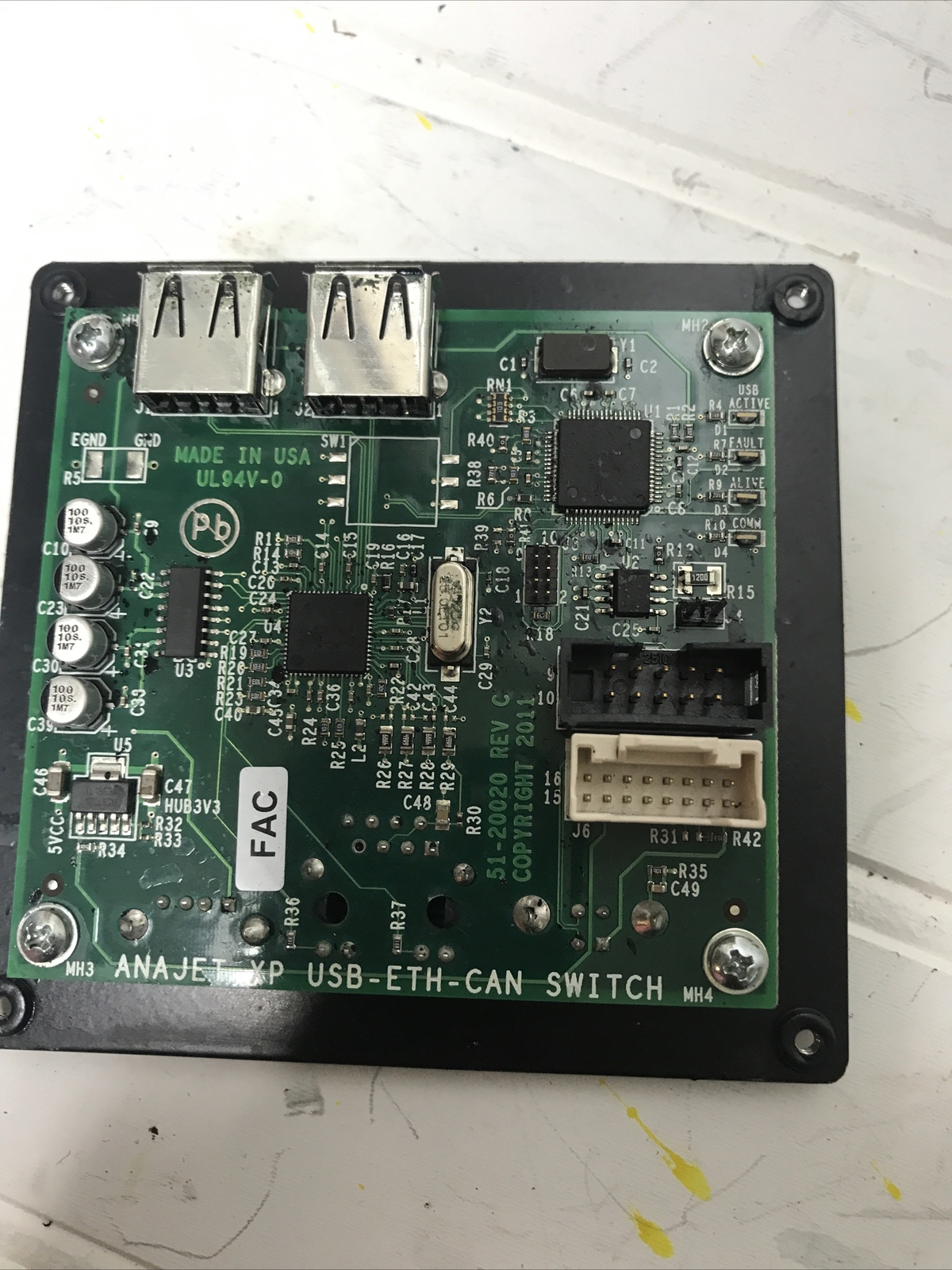 Anajet Mp5i Printer USB ETH CAN Board Switch Controller DTG Tested Good ...