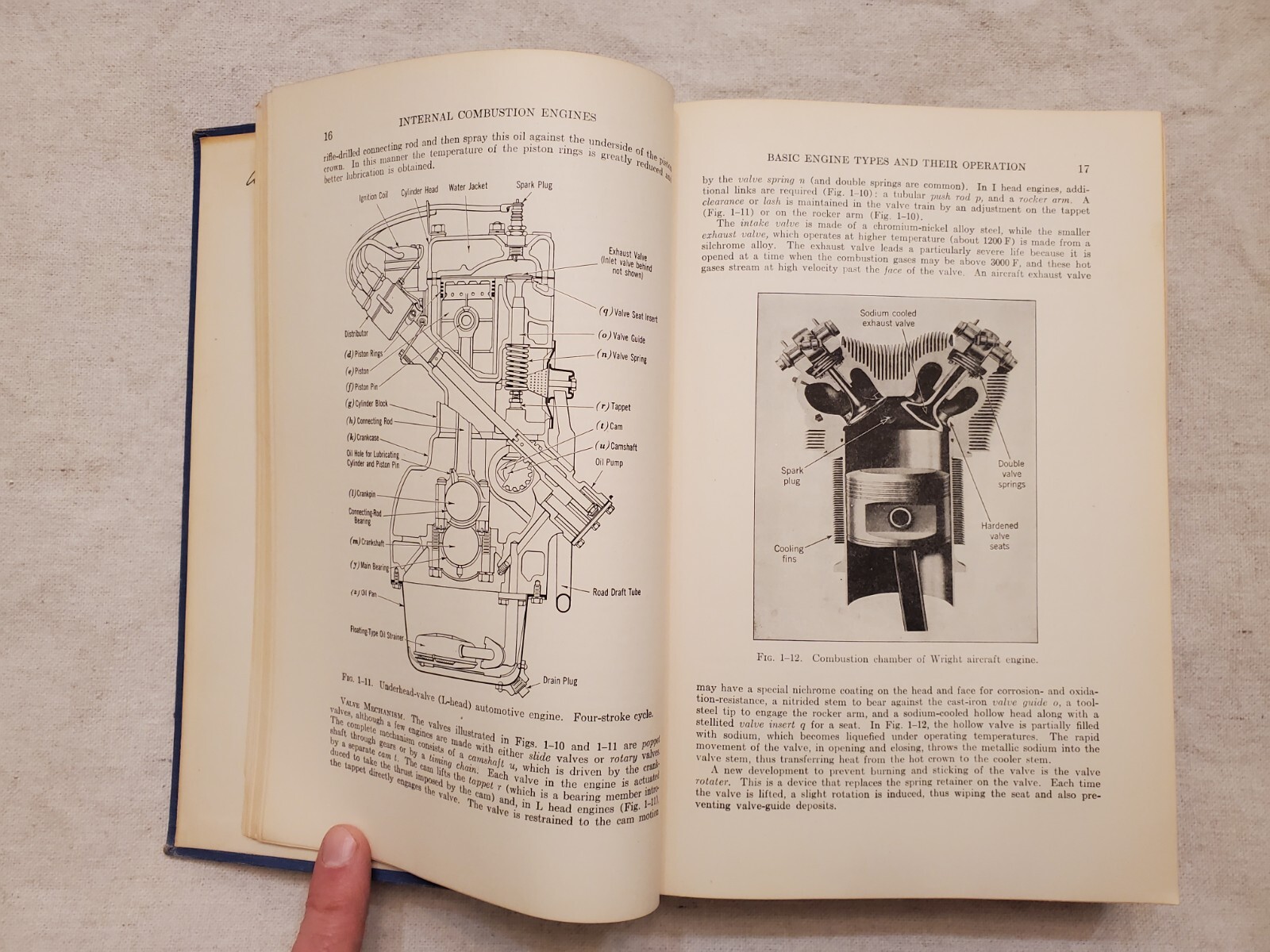 Vtg 50s Internal Combustion Engines Textbook Obert Fundamentals ...