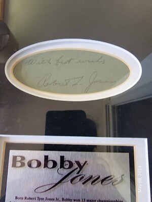 Robert / Bobby Jones Signed Letter And Photo | eBay