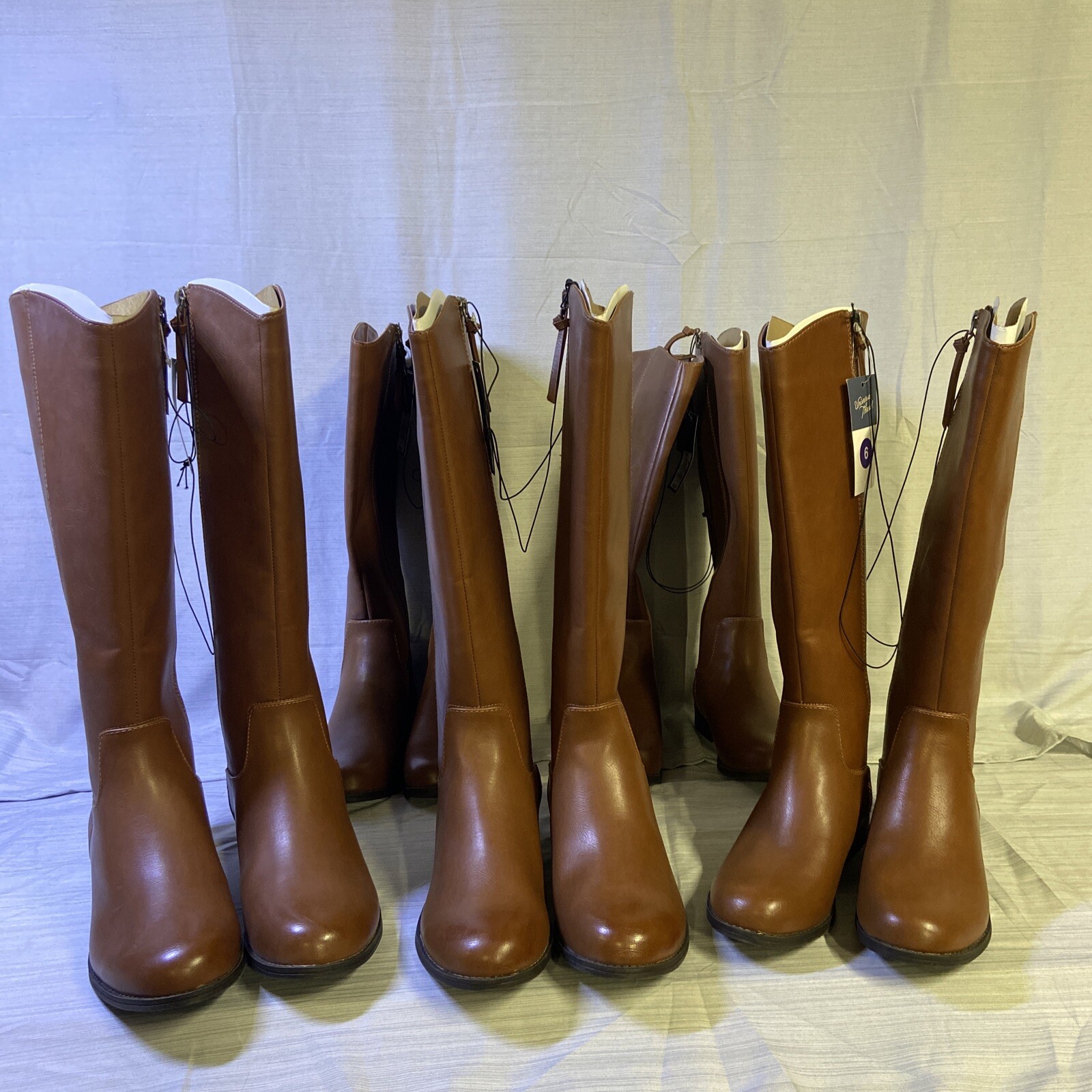 NEW Women’s Brisa Faux Leather Riding Boots - Universal Thread Sz:6,6.5 ...