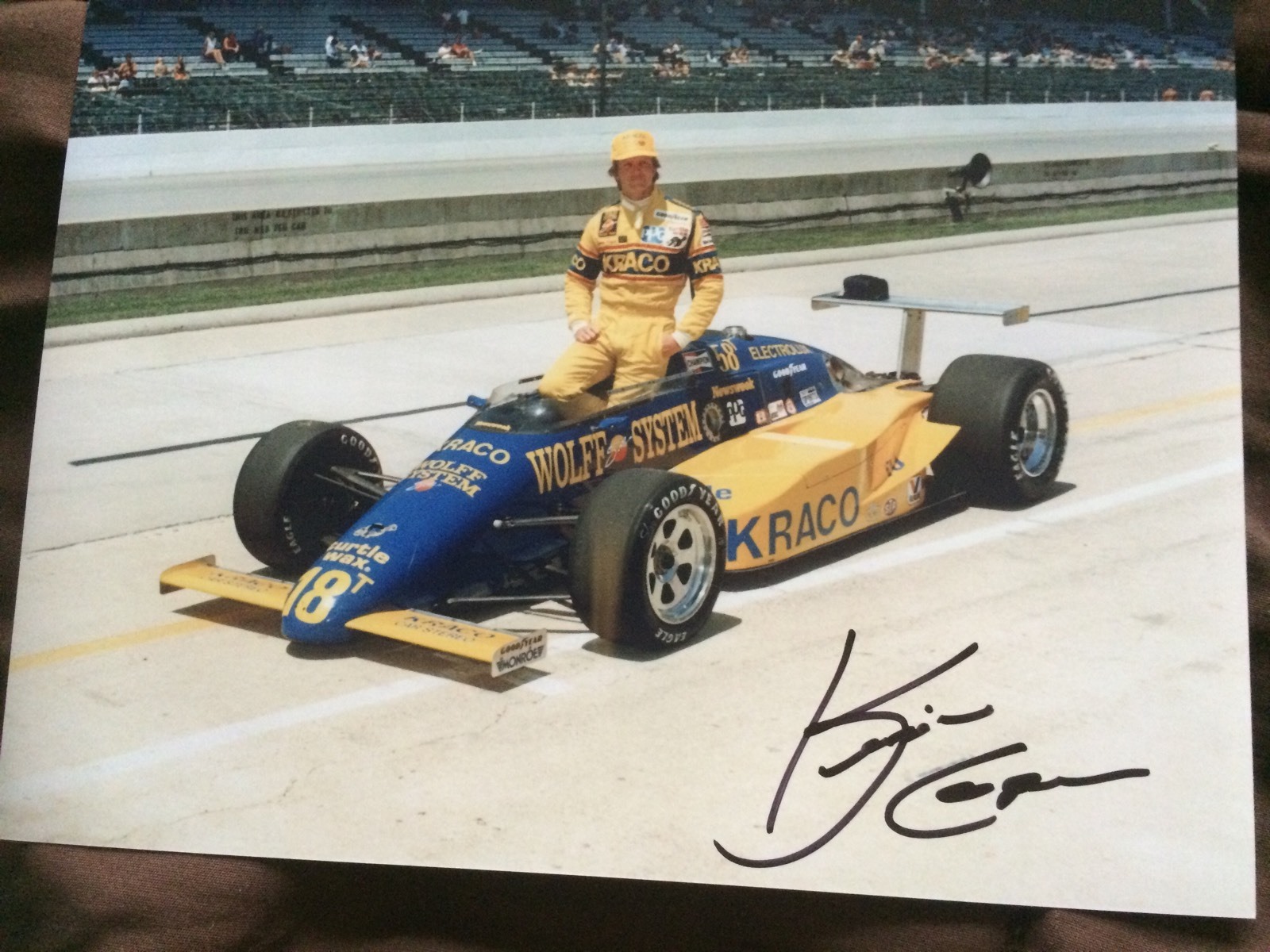 Kevin Cogan Signed Indianapolis 500 8 X 10 Photo Indy Car Autographed ...