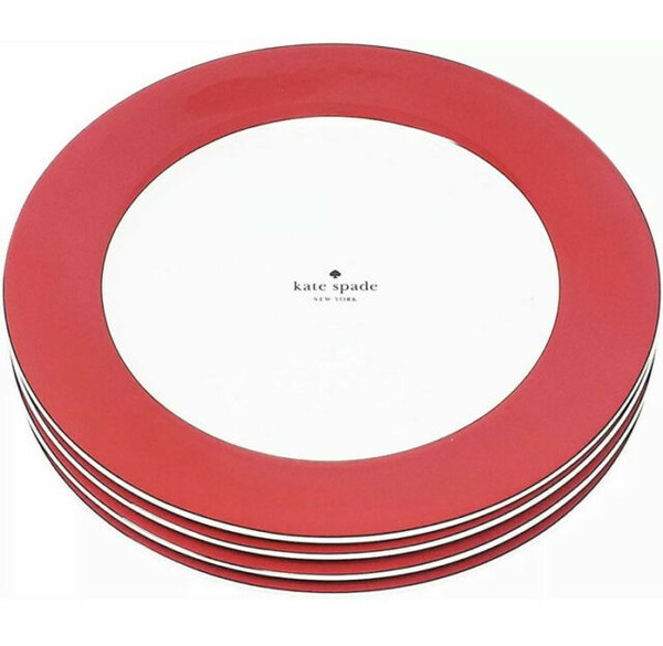Lenox 853966 Kate Spade Rutherford Circle Red Dinner Plate for sale ...