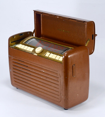 Vintage 1946/47 General Electric GE Radio 260 Portable Tube AM Short ...