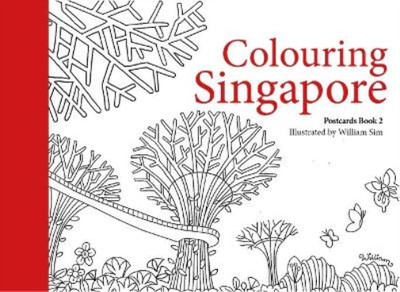 William Sim Colouring Singapore Postcards (Paperback) | eBay