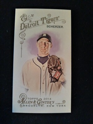 2014 Allen & Ginter Max Scherzer Mini | eBay