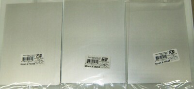 (3) K&S Precision Metals Tin Coated Hobby Steel Sheets .013 x 5" x 7 ...