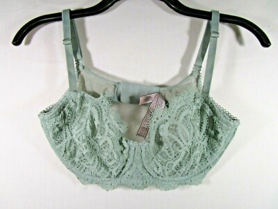 Victoria Secret Women's Size 34DD Grey Lace Bra | eBay