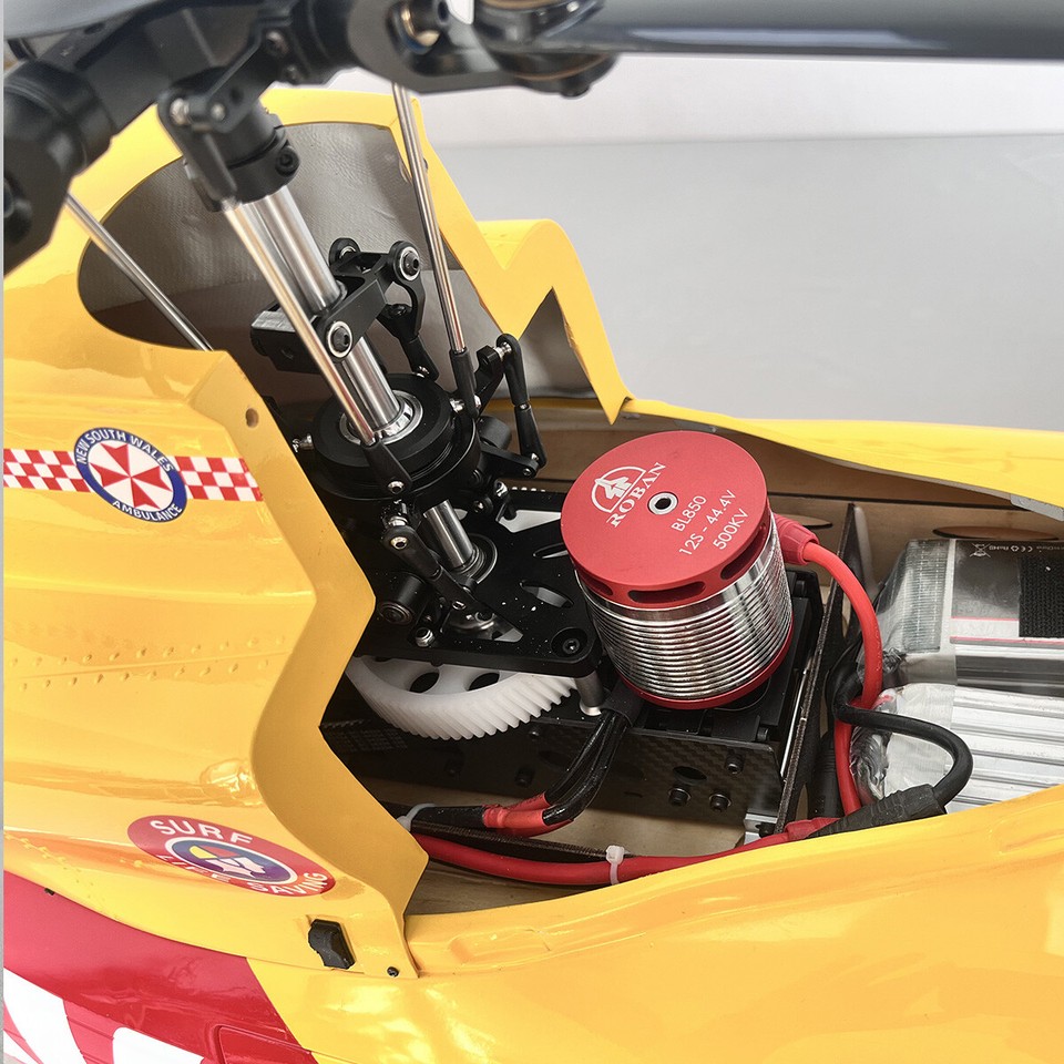 Roban 800 size AS365 Dauphin ARF RC Helicopter Life Saver Model ...