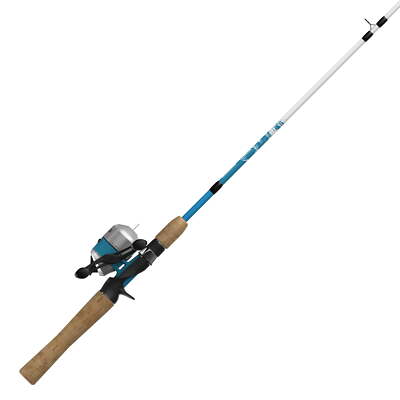 Zebco Fin Commander Spincast Reel/Fishing Rod Combo 5-Foot 2-Piece ...