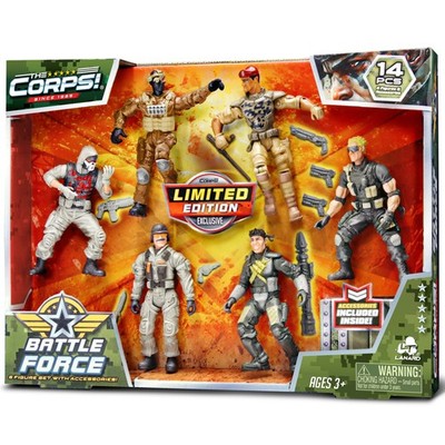 Lanard The Corps! Battle Force - 6 Pack Action Figures, 3+ | eBay