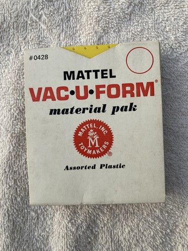 Mattel Vac-U-Form Material Pak Assorted Plastic Clear Colored Metalized ...