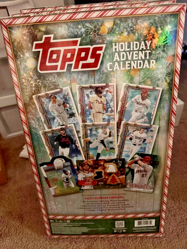 2025 Topps MLB Baseball Sealed Holiday Advent Calendar Box - IN HAND ...