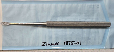Zimmer 1875-01 Surgical Orthopedic Rasp 12" Angled Tip | eBay