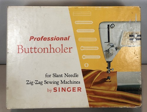 Singer Professional Buttonholer Slant Needle Zig-Zag Sewing Machines ...