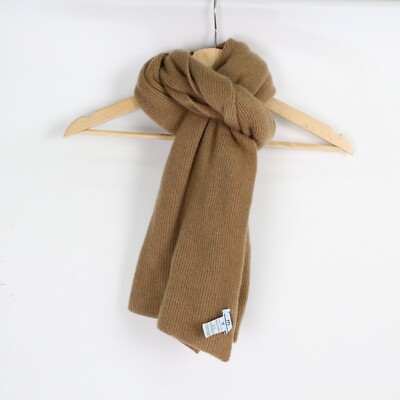 Scarf Malo Brown 100% Cashmere 180x37cm | eBay