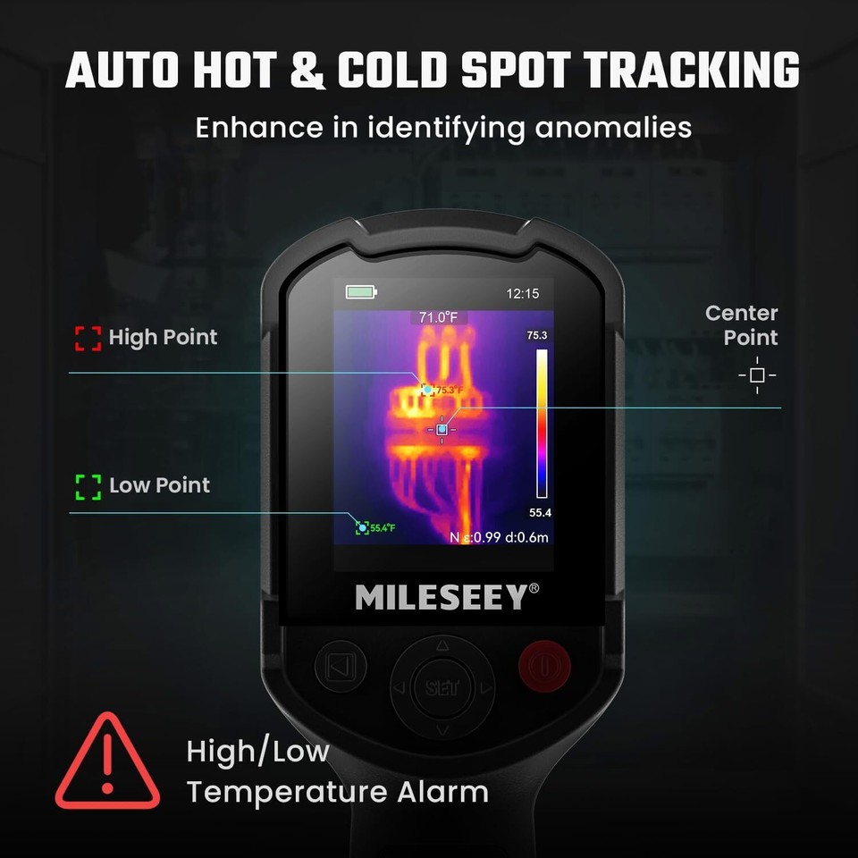 MiLESEEY Handheld Thermal Imaging Camera IR Infrared Thermometer Image ...