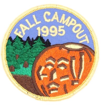 1995 Fall Campout Patch Boy Scouts BSA Pumpkin Halloween | eBay