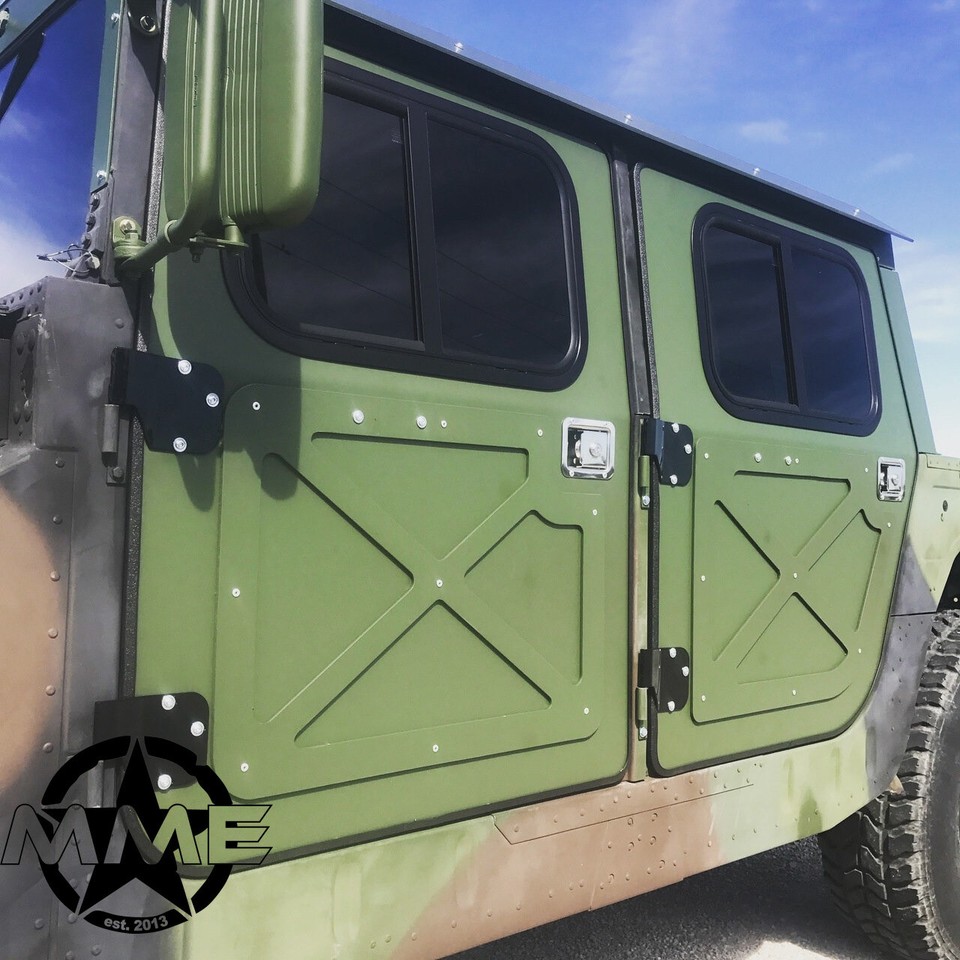 1/4" Aluminum Hard X Door Kit Military Humvee Hmmwv M998(Set of 4) | eBay