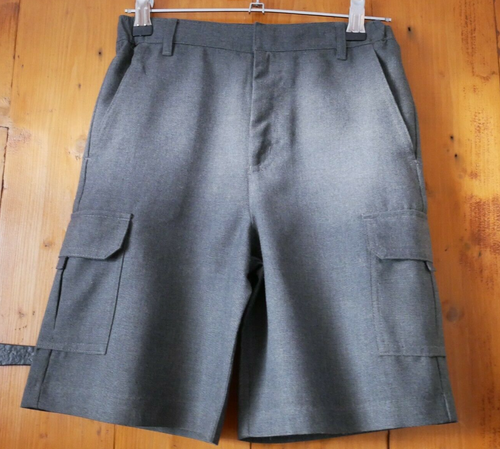 BOYS GREY SCHOOL SHORTS - BHS / SCHOOL UNIFORM - AGE 9 YEARS - Exc Cond ...
