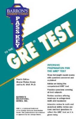 Pass Key to the GRE Test (Barrons Pass Key to the GRE) - Paperback ...