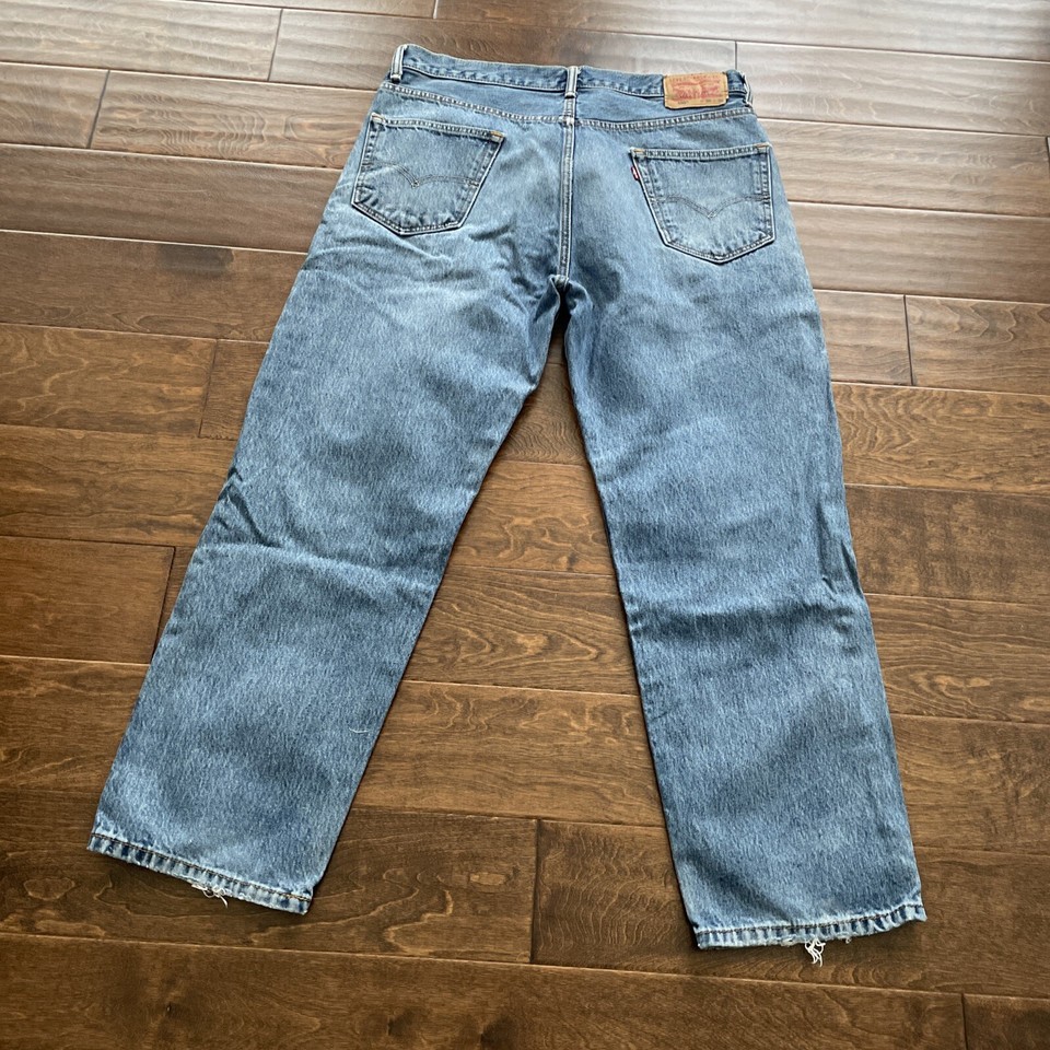 Levis 550 Mens Denim Jeans Size 36X30 Actual 36X30 Relaxed Fit Denim ...