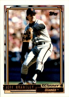 1992 Topps Gold Winners Jeff Brantley #491 | eBay