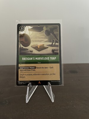 Ratigan’s Marvelous Trap Item Disney Lorcana Non Holo Card 102/204 Mint ...