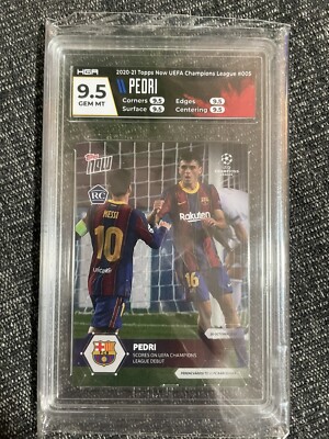 2020-21 Topps Now UEFA UCL Pedri Messi RC Barcelona Spain - QTY | eBay