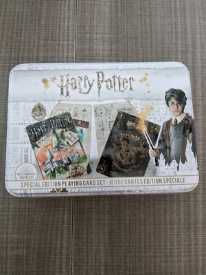 New in Tin Wizarding World Harry Potter Special Edition Playing Cards 2 ...