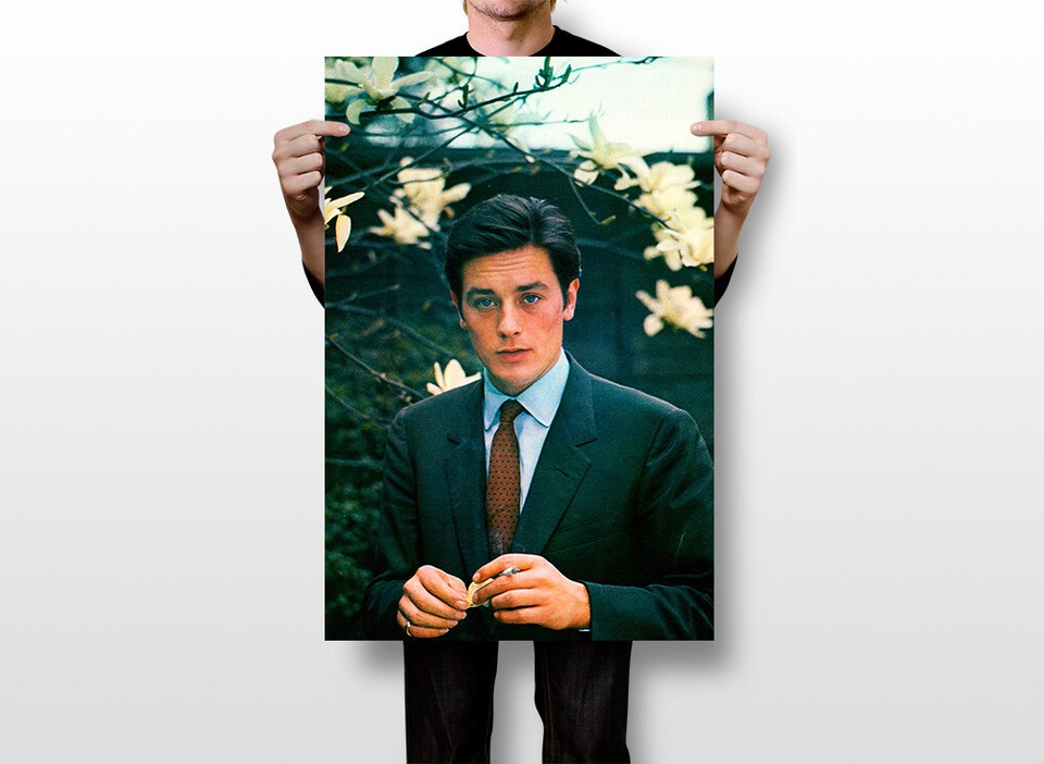 Alain Delon Actor Artist Print Painting Wall Art Home Decor - POSTER ...