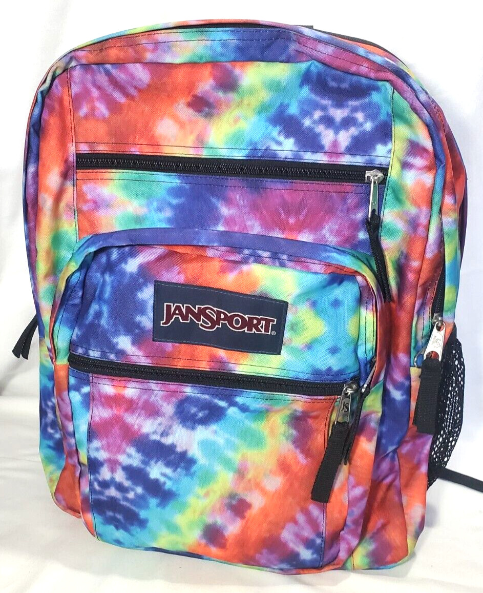 Jansport Tie Dye Backpack Bookbag Rainbow Tie-Dye Tra… - Gem