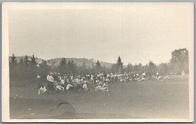 GRANITEVILLE VT BASEBALL FIELD ANTIQUE REAL PHOTO POSTCARD RPPC | eBay