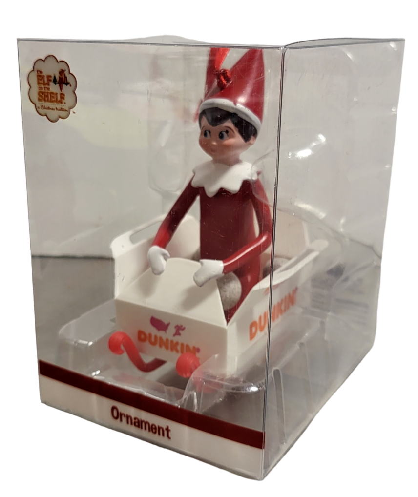 Dunkin Donuts 2022 Elf on the Shelf Christmas Ornament Munchkin Limited ...