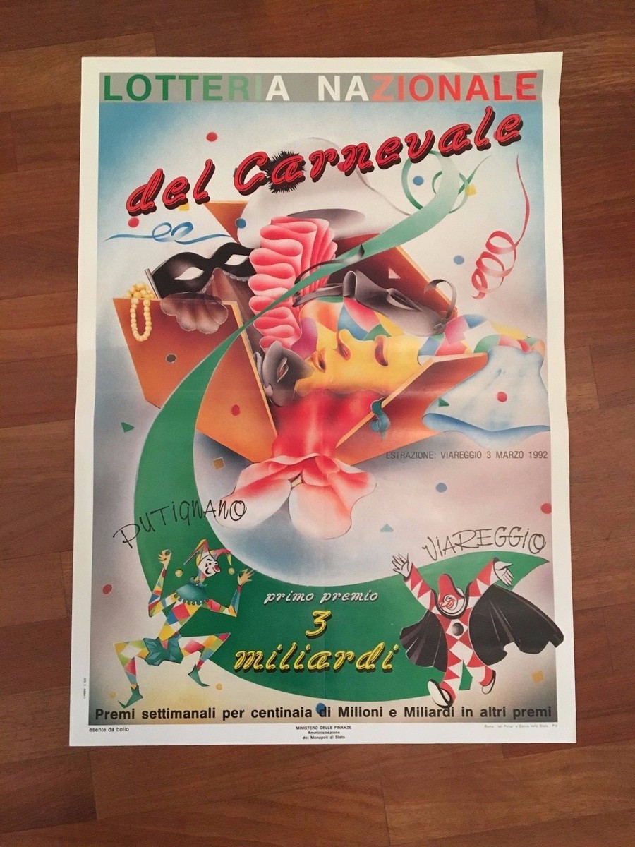 Manifesto Del Film Biglietto Della Lotteria