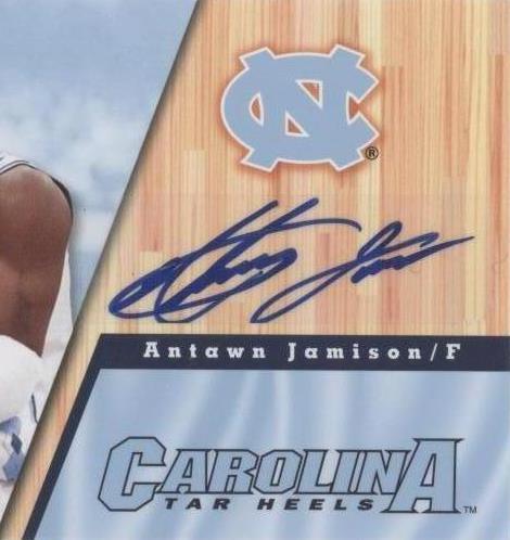 2010-11 UD North Carolina Basketball - Antawn Jamison #74 Autographs ...