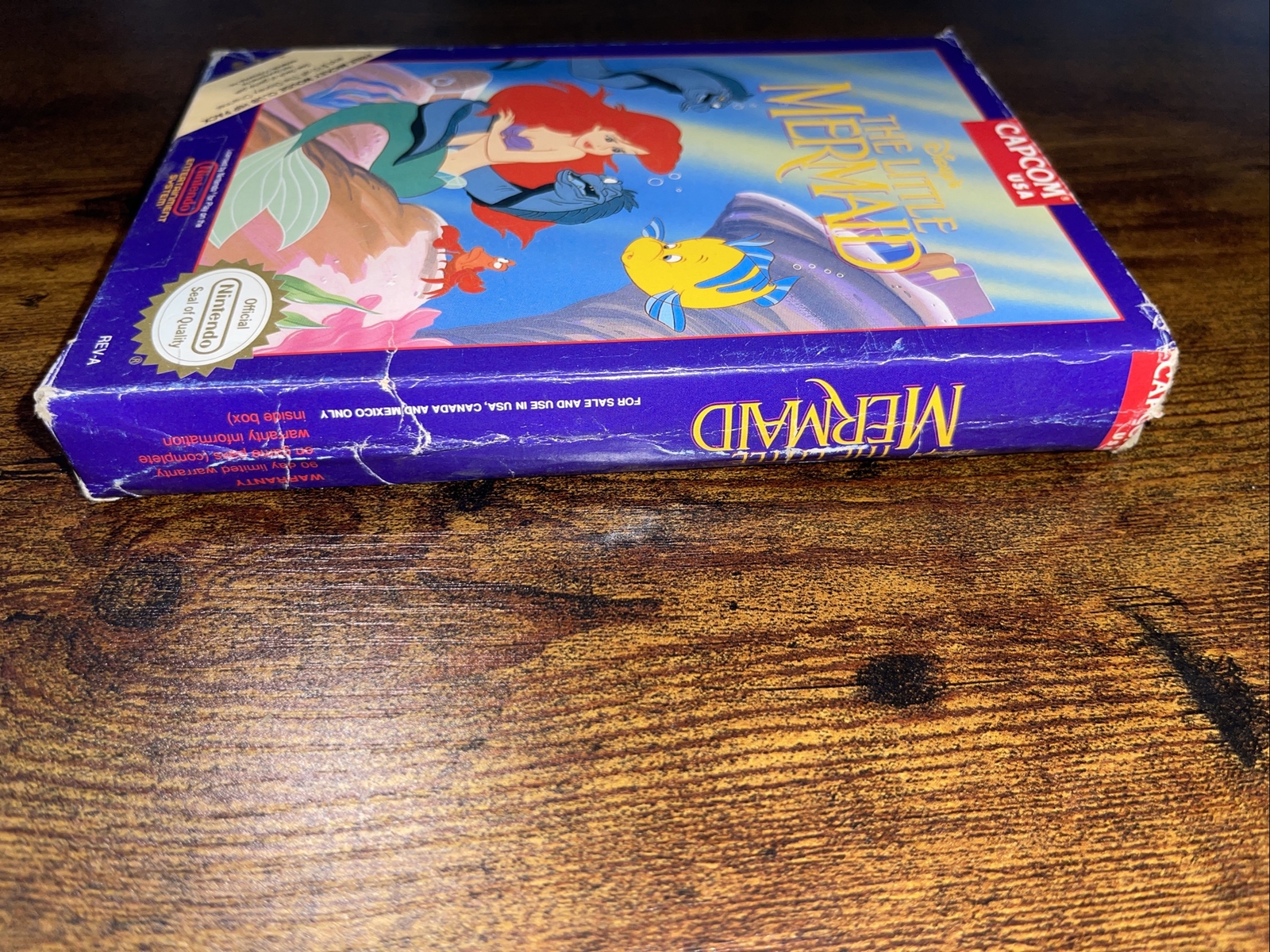 Disney's The Little Mermaid Nintendo Entertainment System NES In Box No ...